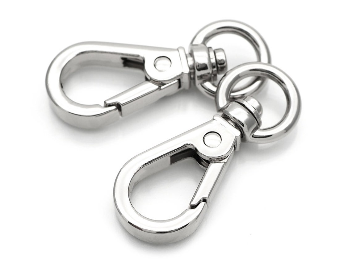 4pcs 3/8wide Push Gate Hooks Alloy Metal Swivel Snap - Etsy