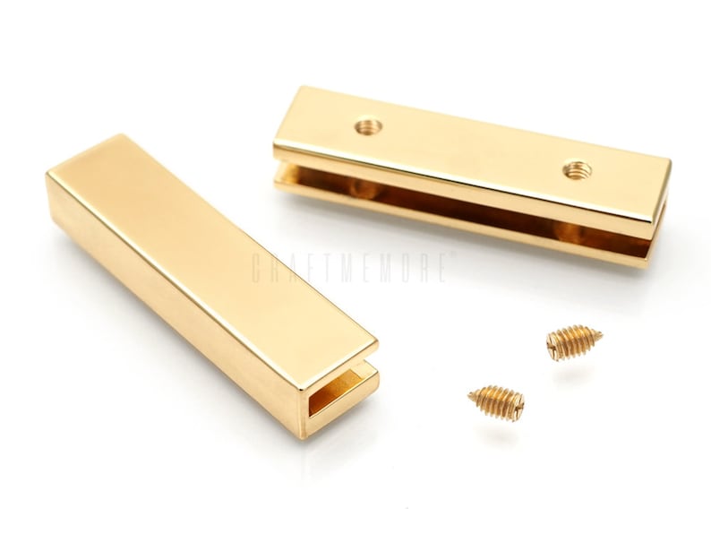 1-1/2inch Belt Tip Webbing Tip Screw in Strap End Caps DIY | Etsy