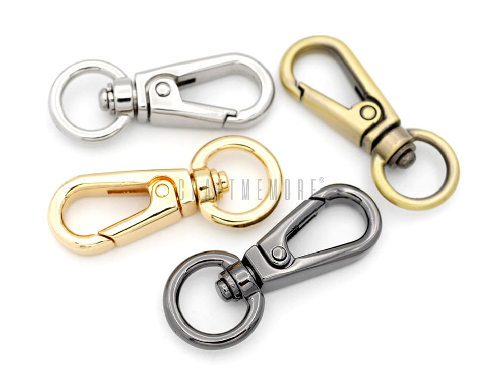 4pcs 1/2wide Push Gate Hooks Alloy Metal Swivel Snap | Etsy