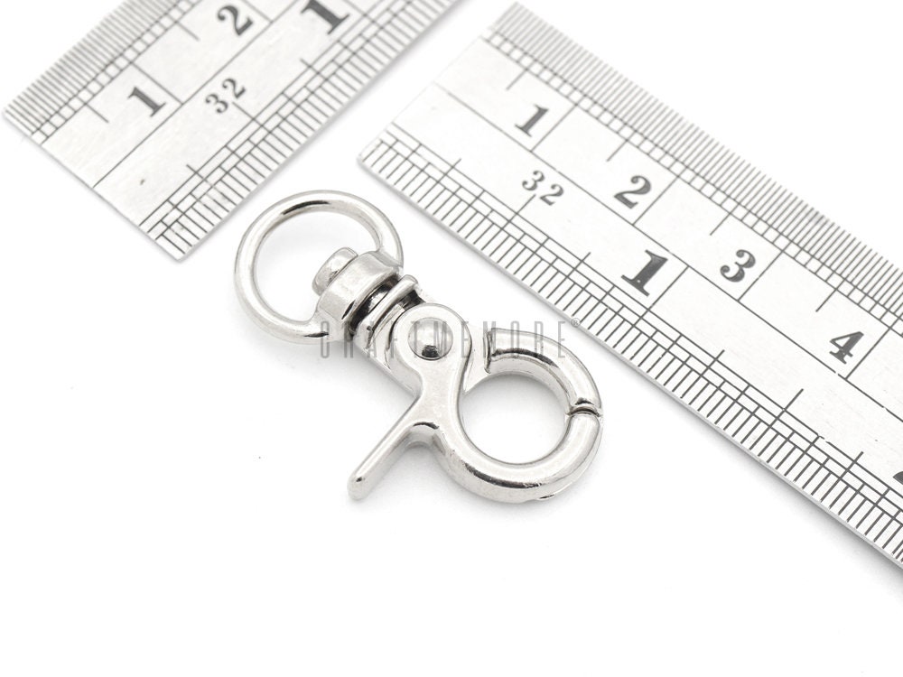 10pack Tiny Swivel Trigger Snap Hooks Landyard Clip Purse Lobster Clasp ...