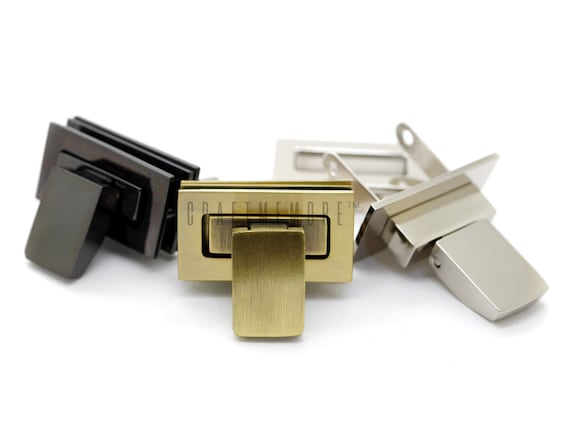 1pc 1-1/4 Metal Case Clasp Turn Lock Bag Purse Flip | Etsy