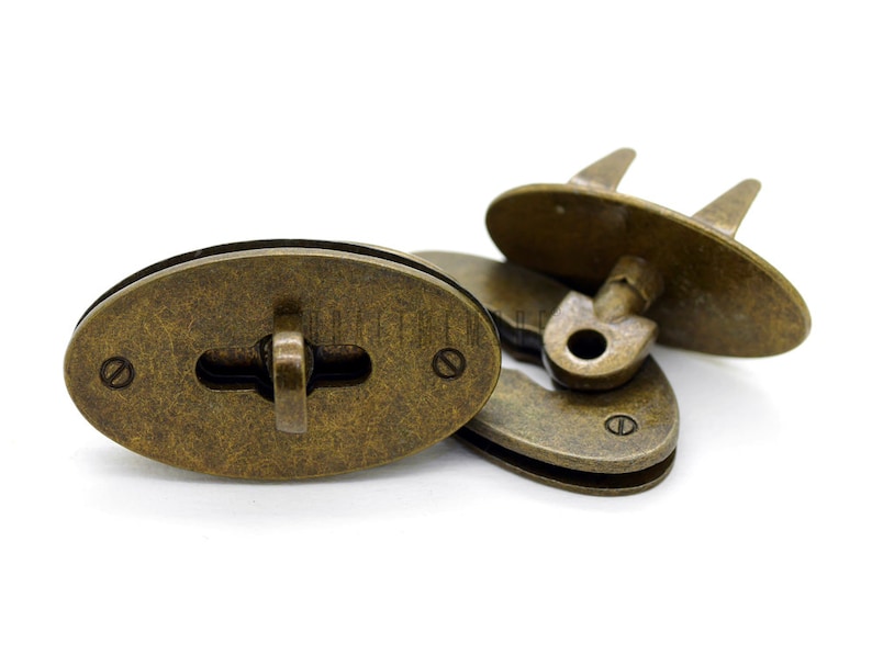 1pc Oval Twist Lock Purse Closure Quality Turn Lock | Etsy UK