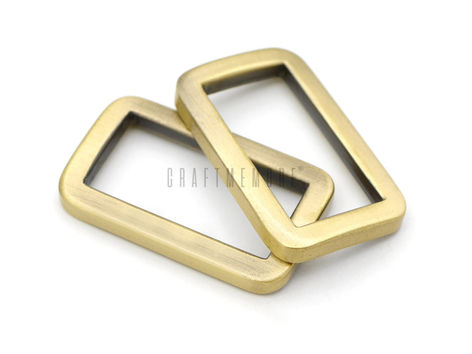 6pack Multi-size Flat Rectangle Rings Buckle for Bag Belt Strap Webbing ...