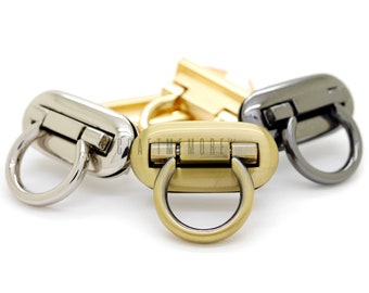 Mini Purse Lock Metal Flip Lock Craft Case Clasp Turn Flip Lock Purse ...