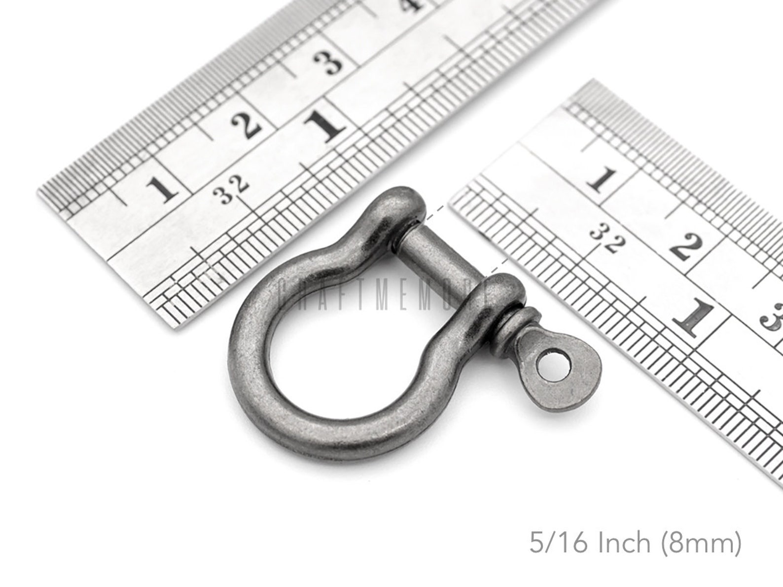 4pcs Shackle Screw Rings D-ring D Type Screw Pin Joint Connect for Key ...