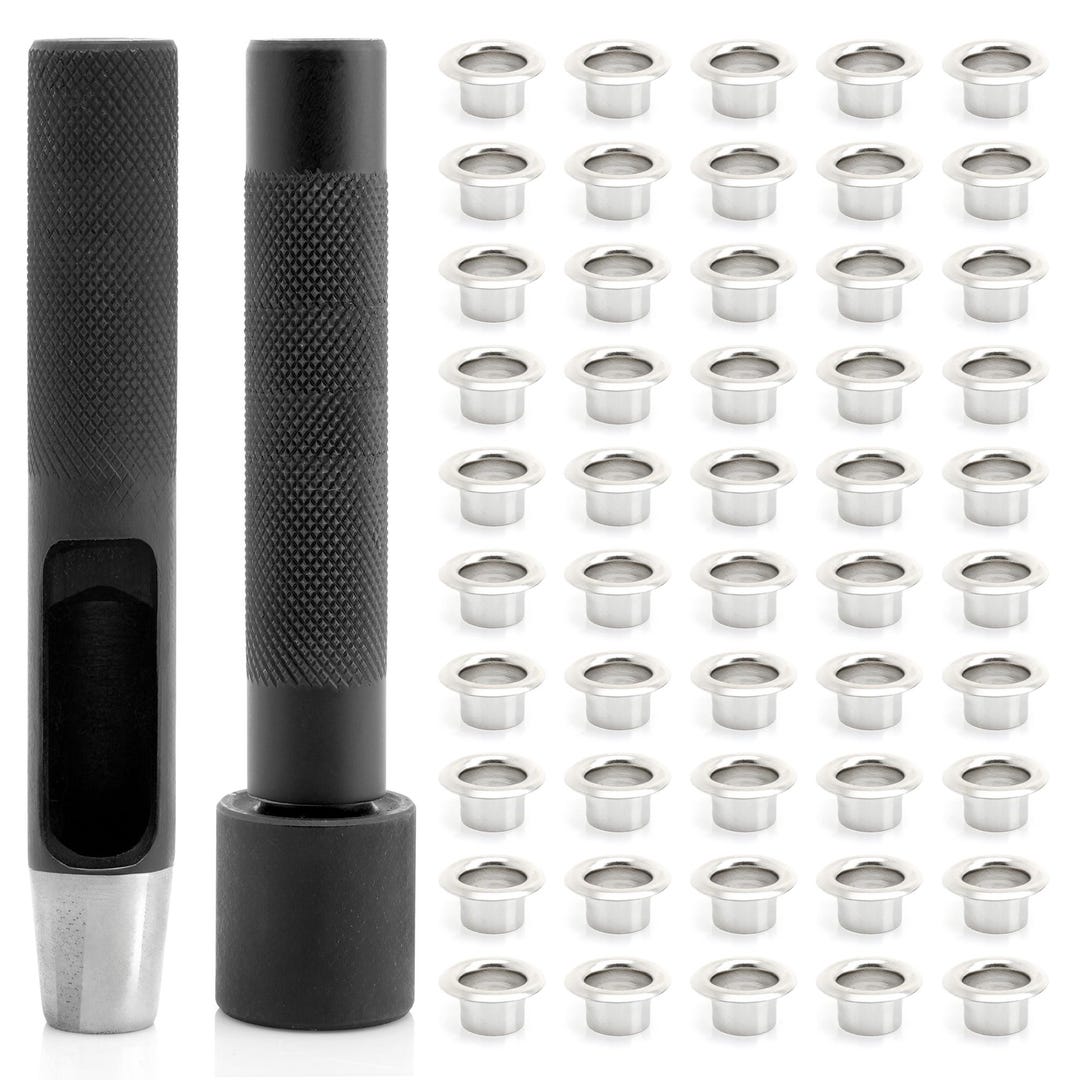 Mini Grommet Tool Kit | 2-4mm Eyelet Setter With 100 Silver Grommets - Etsy