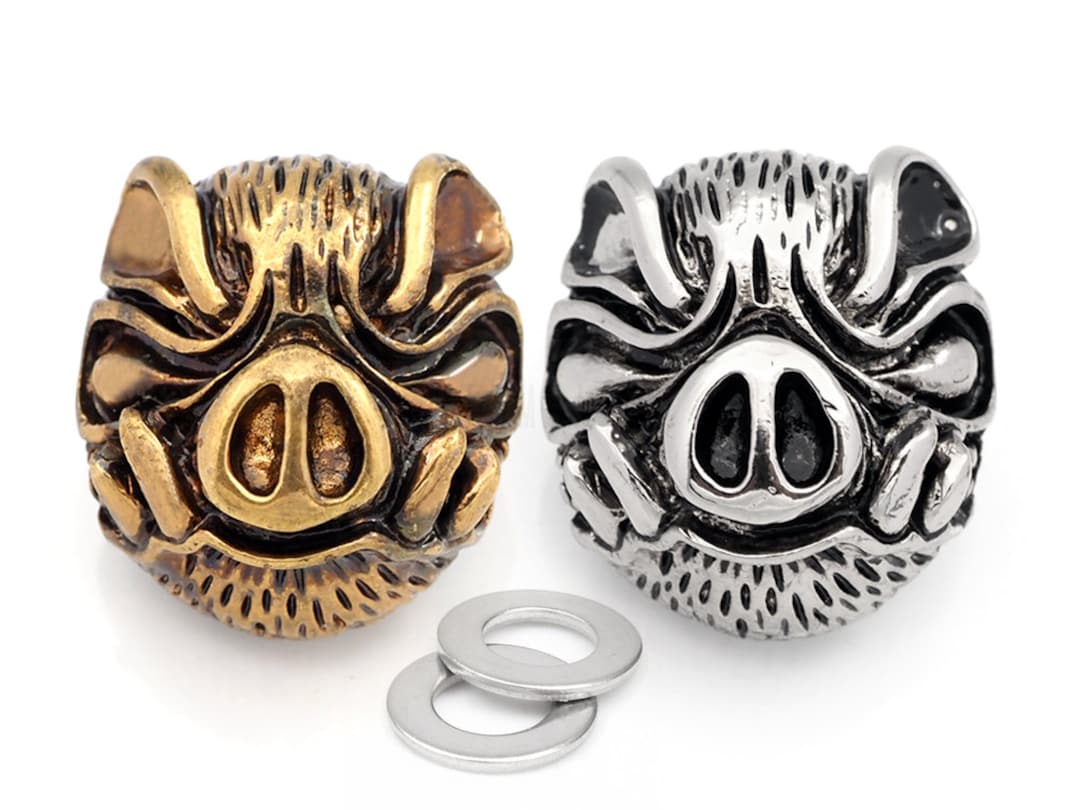 2pcs 1" Wild Boar Concho Screw Back Pig Conchos Leathercraft Decor - Etsy