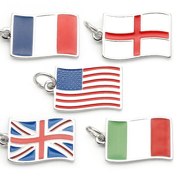 Flag Charms - Etsy