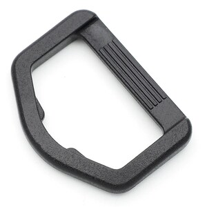 Plastic Flat D-ring Quality Black D Rings Loop for Belts Bags Purse ...