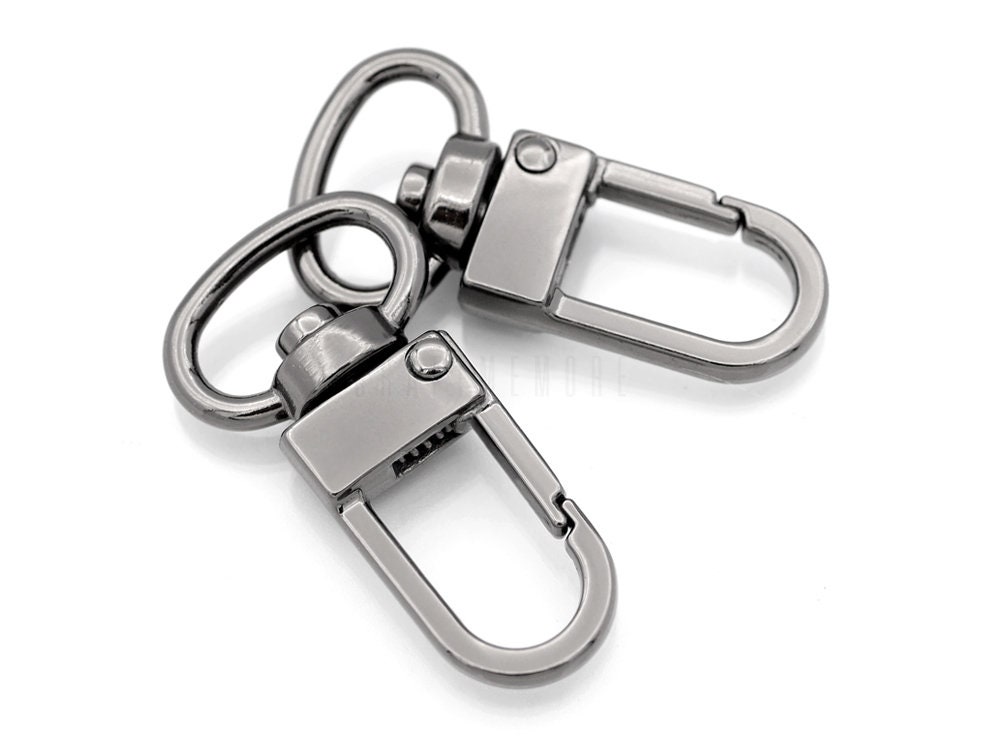 10pack Tiny Push Gate Swivel Snap Hooks Bags Belts Landyards Clips PLHL ...