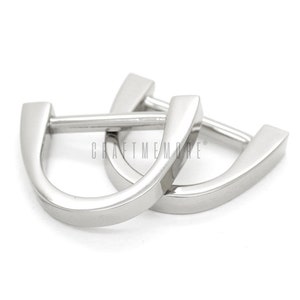 4pcs 3/4" D-ring Angle Edged D-rings Findings Purse Belts Strap Loop ...