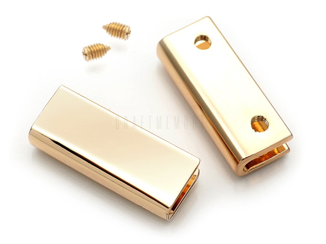 1 Inch Belt Tip Webbing Tip Screw in Strap End Caps DIY | Etsy