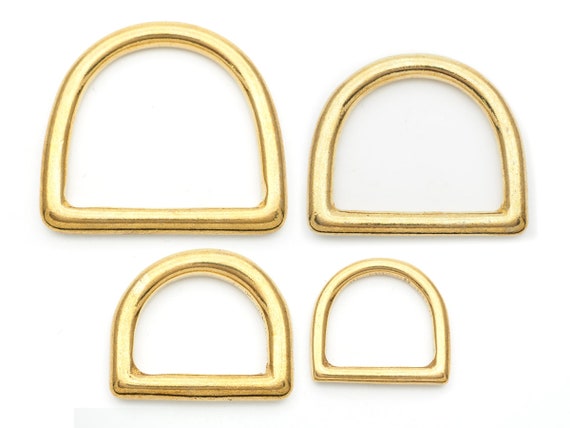 2pcs Solid Brass D-ring Loop for Belts Strap Purse Making - Etsy