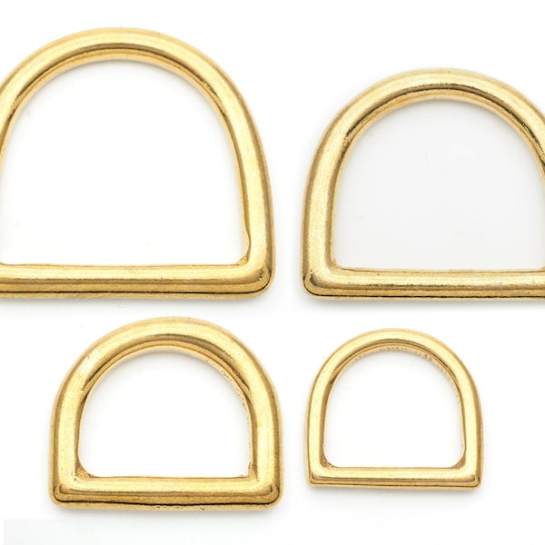 Brass D Rings - Etsy