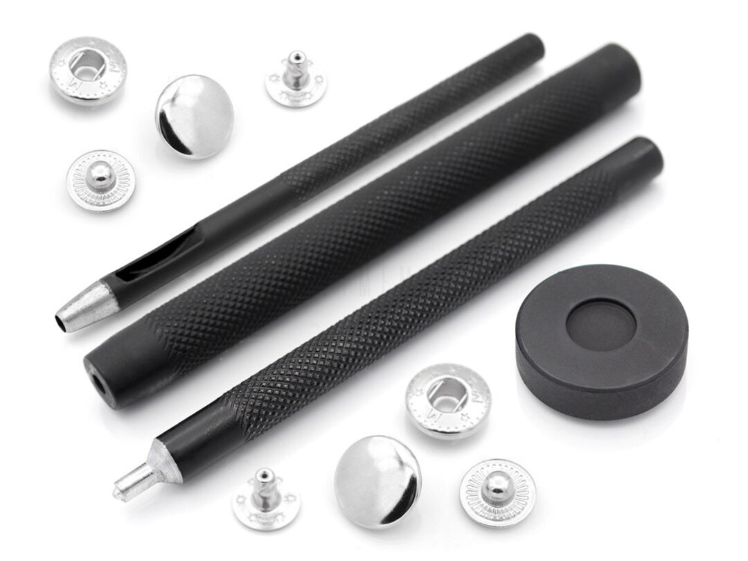 Snap Setter Fastener Kit Button Fixing Tool S-spring Socket Popper ...