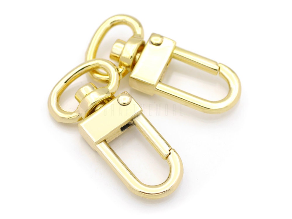 10pack Tiny Push Gate Swivel Snap Hooks Bags Belts Landyards Clips PLHL ...