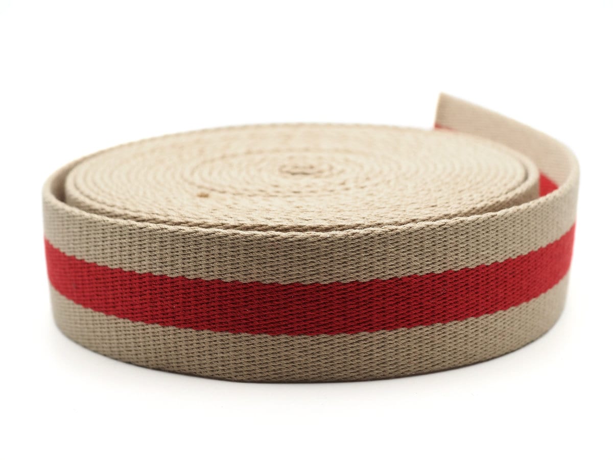 1.5 Inches Cotton Webbing Strap Two Tone Heavy Webbing Straps - Etsy