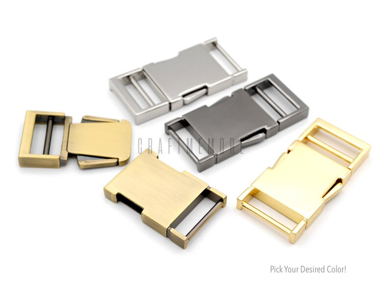 1pc Metal Quick Side Release Buckle Webbing Bag Clip Lock Belt Strap ...