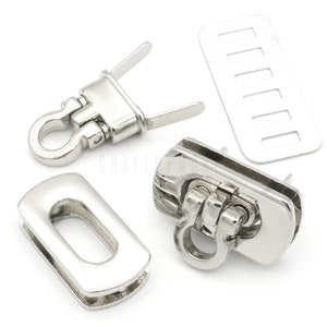 Mini Purse Lock Metal Flip Lock Craft Case Clasp Turn Flip Lock Purse ...