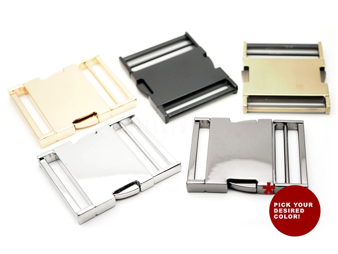 2 Inches Metal Quick Side Release Buckle Webbing Bag Clip Lock Belt ...