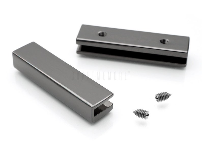 1-1/2inch Belt Tip Webbing Tip Screw in Strap End Caps DIY | Etsy