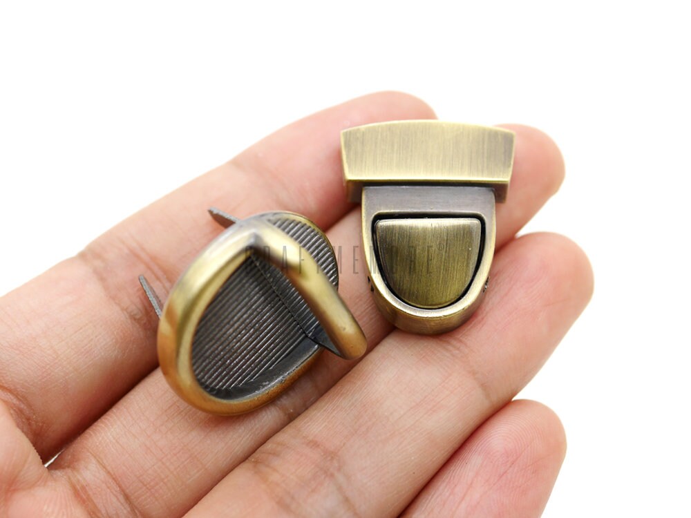 2sets 3/4 inch Tuck Lock Catch Purse Lock Purse Bag Lock | Etsy