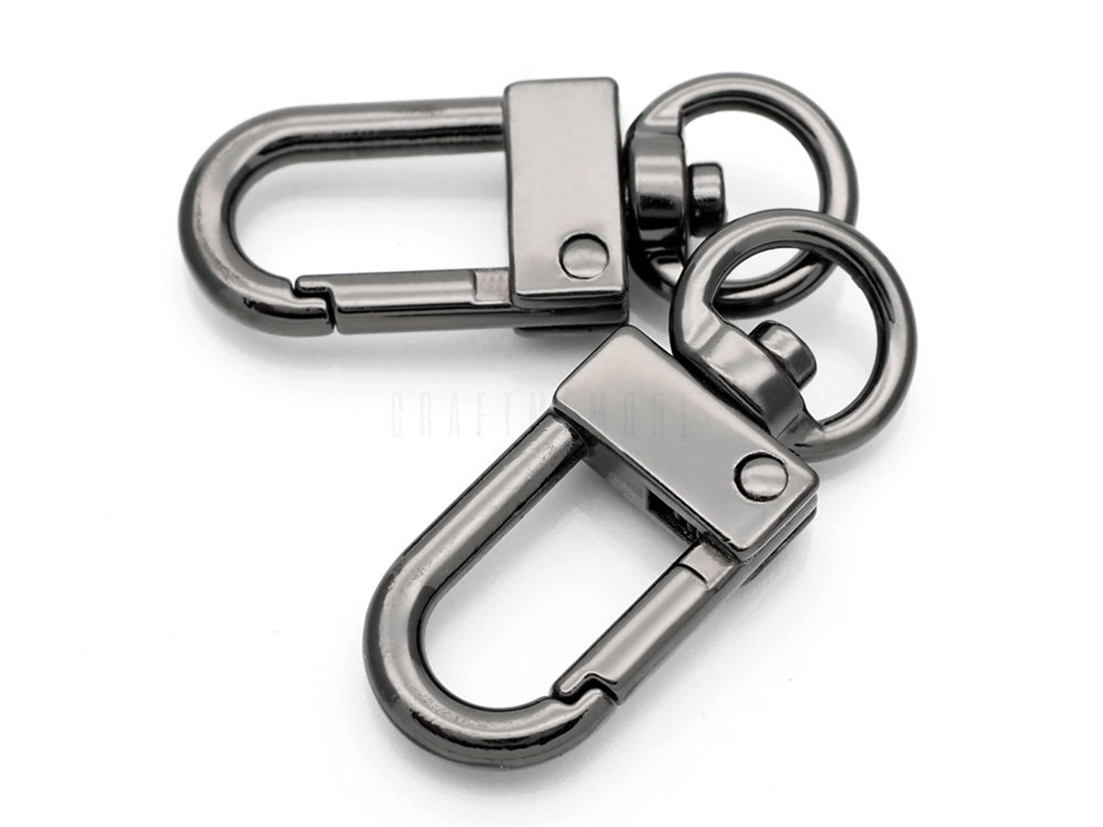 4pcs 3/8wide Push Gate Hooks Alloy Metal Swivel Snap | Etsy