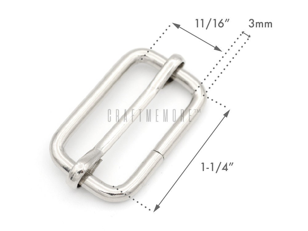 10pack 1-1/4 1-1/2 Movable Bar Slide Strap - Etsy