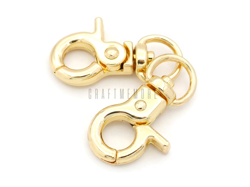 10pack Tiny Swivel Trigger Snap Hooks Landyard Clip Purse Lobster Clasp ...