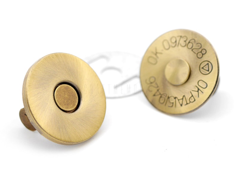 Thin Magnetic Snap Buttons Quality Strong Clasp for Purse Sewing ...