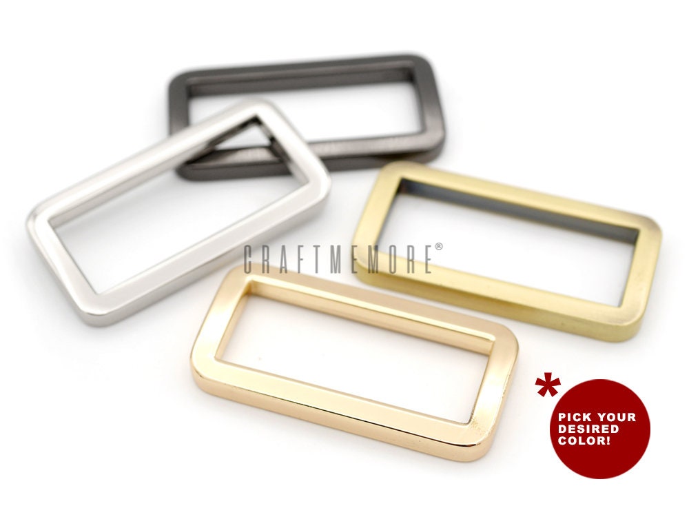 6pack Multi-size Flat Rectangle Rings Buckle for Bag Belt | Etsy