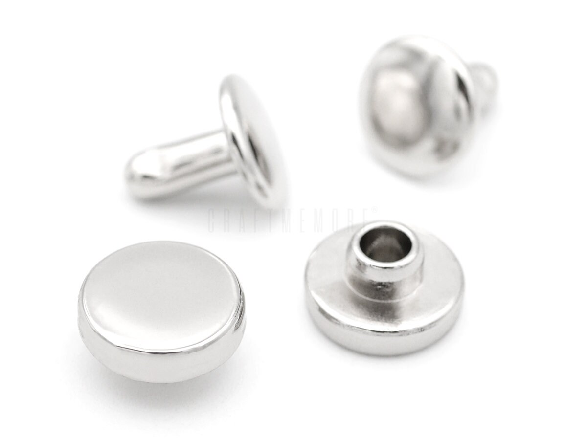 10mm 10 Sets Quality Flat Head Leather Rivet Decorative Rivets - Etsy