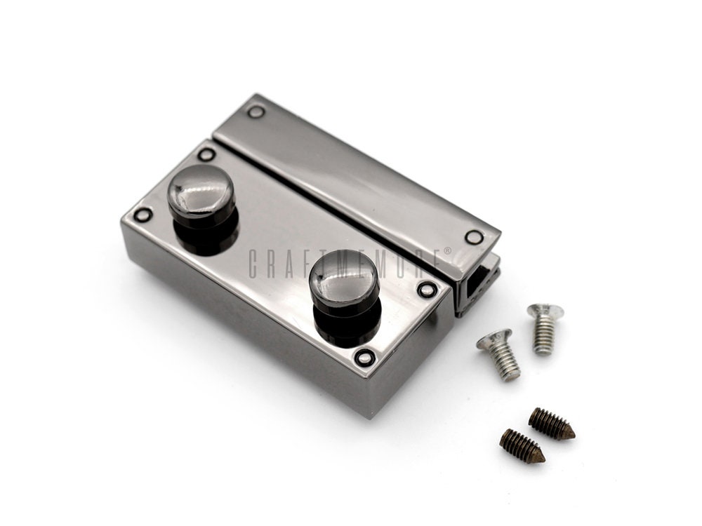 1pc Rectangle Press Lock Clasp Purse Closure Squeeze Turn Lock | Etsy