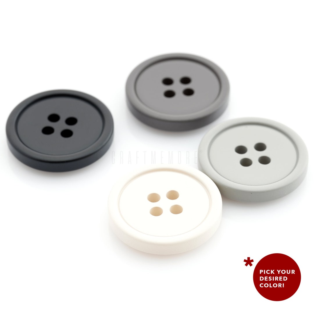 Modern Buttons 4 Holes for Garment Sewing Men's Suit Buttons or DIY ...