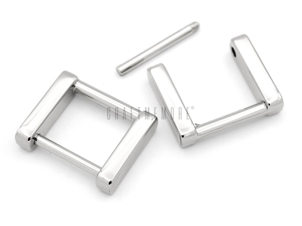 4pack Multi-size Rectangle Screw Rings Buckle Strap Connector - Etsy Canada