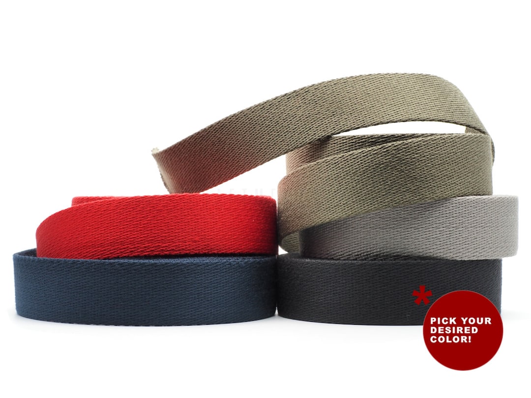 Heavy Cotton Poly Webbing - Straps for Arts and Crafts, Luxury Bag ...