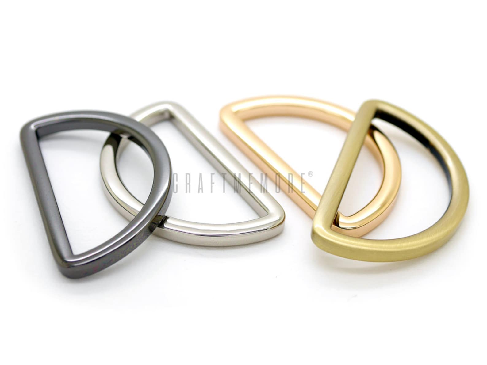 4pcs 1-1/2 Inches D-rings Quality Plating Flat Metal D-ring - Etsy