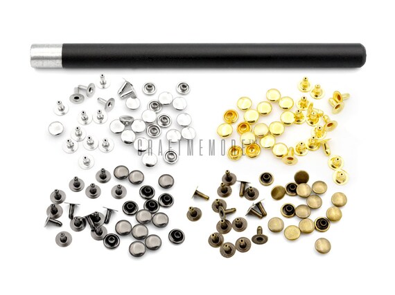 Set of Single Cap Rivet SETTER Rivet Setting Tool with 50 | Etsy