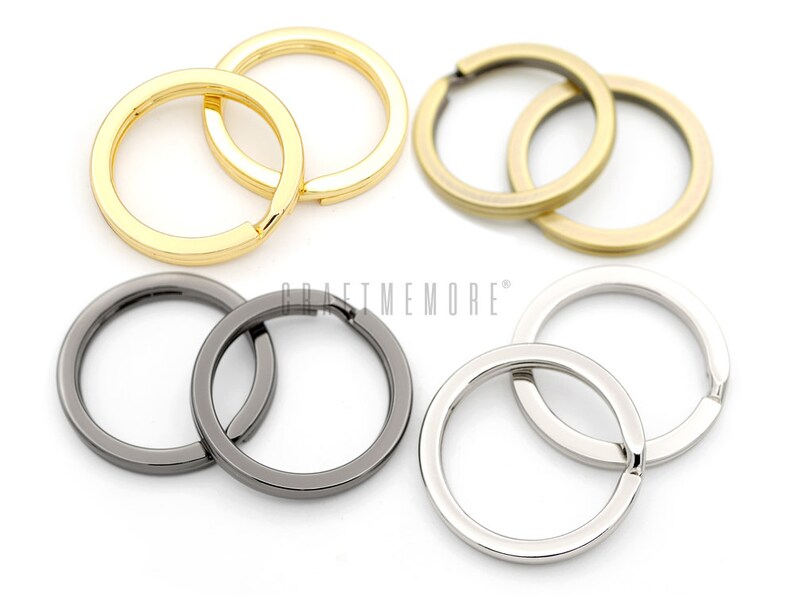 10pcs Split Rings Must-size Round Key Ring Loop Key Fob - Etsy