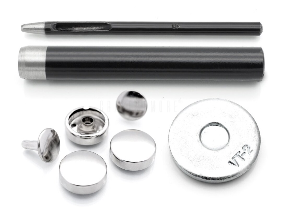 8mm 10mm 12 Mm Tablet Rivet Setter, Hole Punch Cutter Leather Craft ...