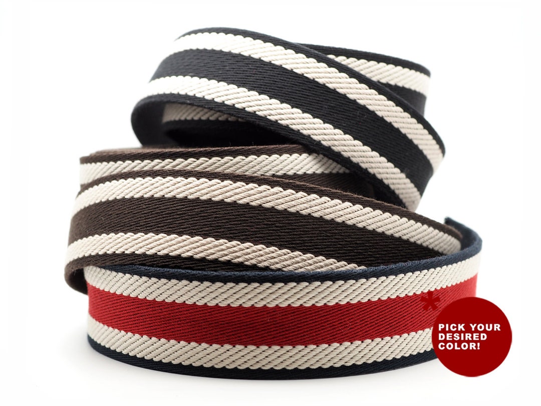 1.5 Inches Cotton Poly Webbing Strap, Spiral Pattern, Heavy Webbing ...