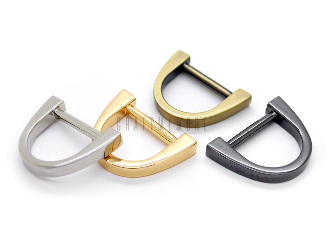 4pcs 3/4" D-ring Angle Edged D-rings Findings Purse Belts Strap Loop ...