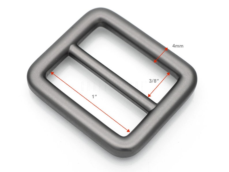 6pcs 1inch Metal Slide Buckle Triglide Strap Keeper Leather Craft Bag ...