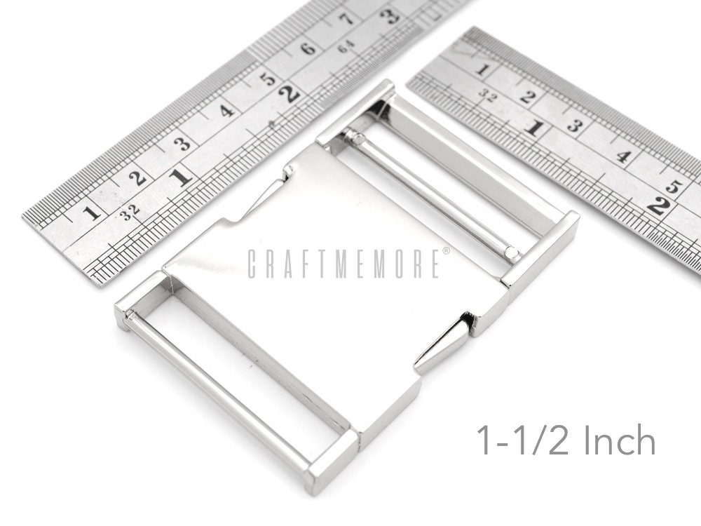 1pc Metal Quick Side Release Buckle Webbing Bag Clip Lock Belt Strap ...