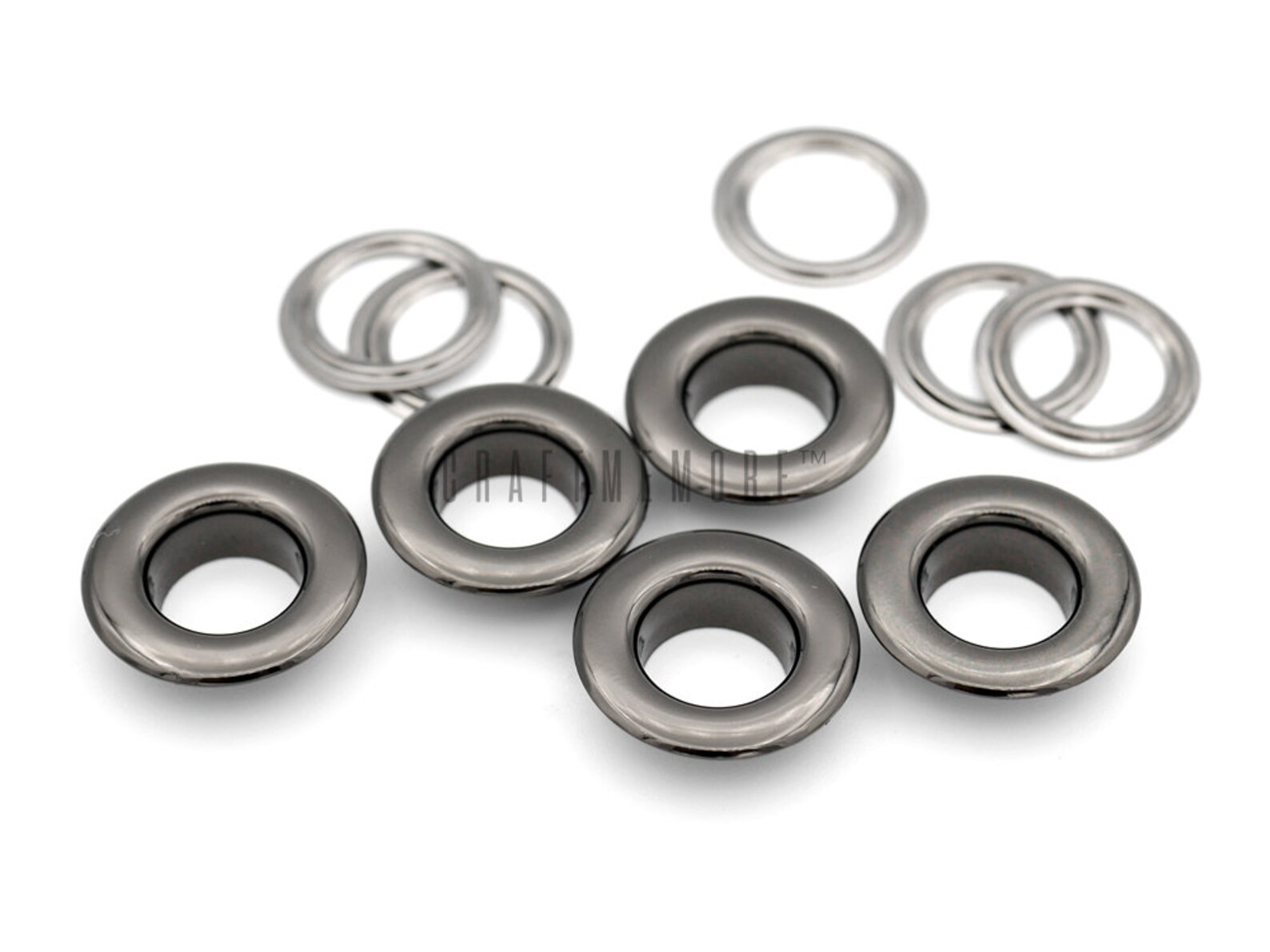 10pack FLAT Surface Grommet Eyelet With Washers Solid Brass Washable ...