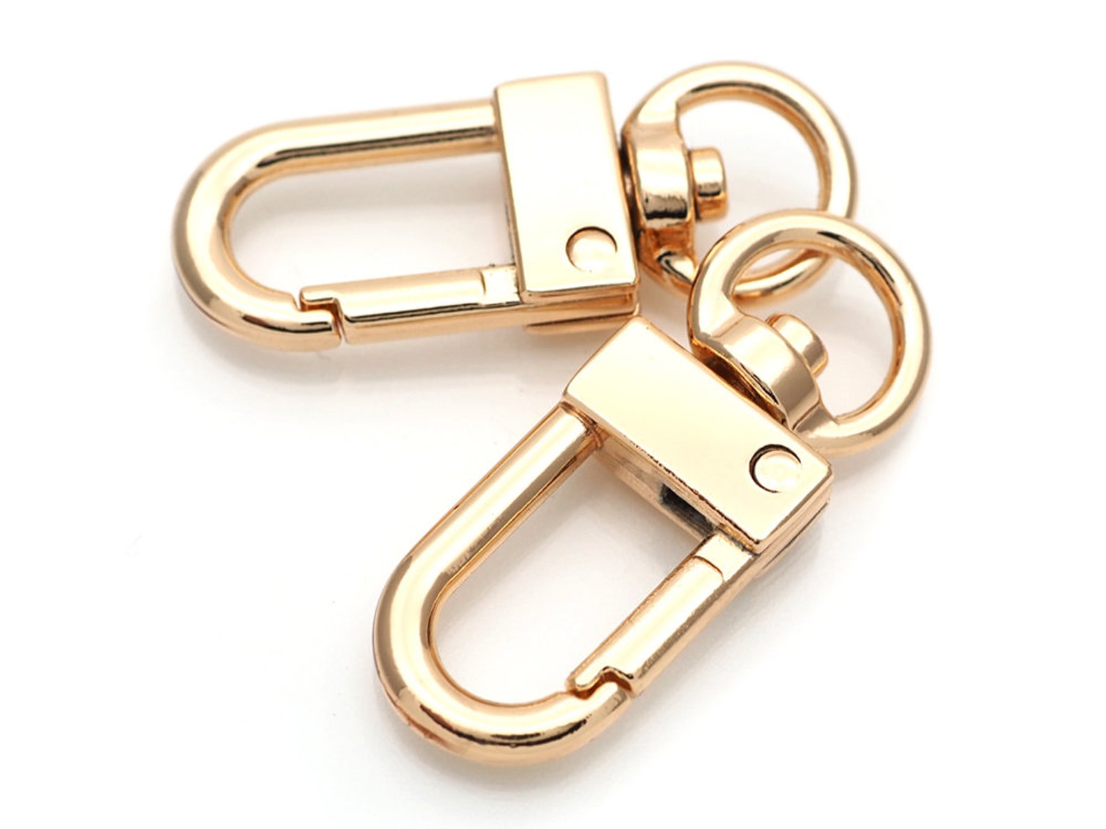 4pcs 3/8wide Push Gate Hooks Alloy Metal Swivel Snap | Etsy