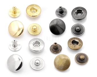 Flat Cap Spring Snap Fastener - Etsy