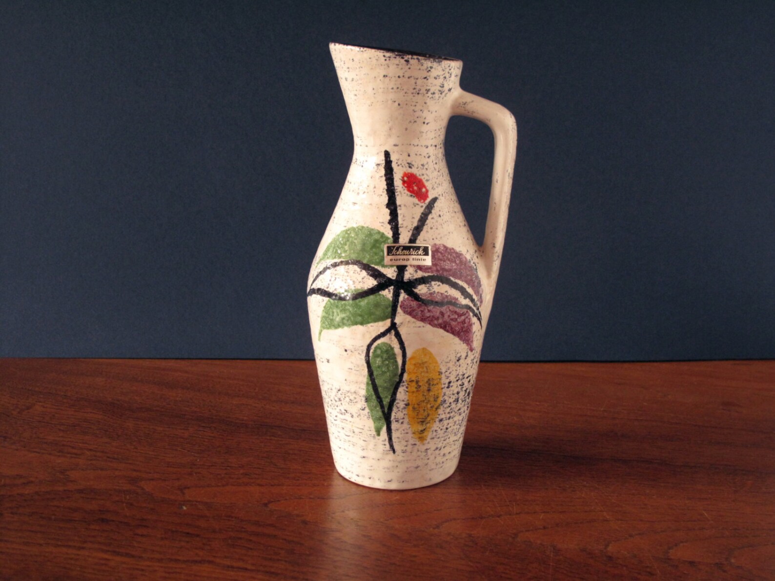Vintage Ceramic Scheurich Europ Line Vase, 274-21, White Color ...