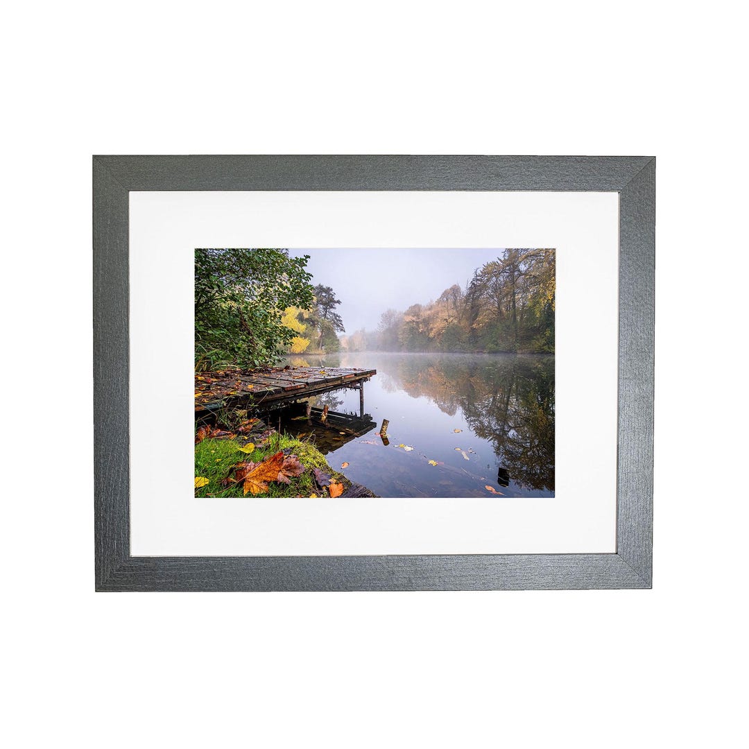 Watton Norfolk Loch Neaton Lake Autumn Scene Framed Landscape Photo - Etsy