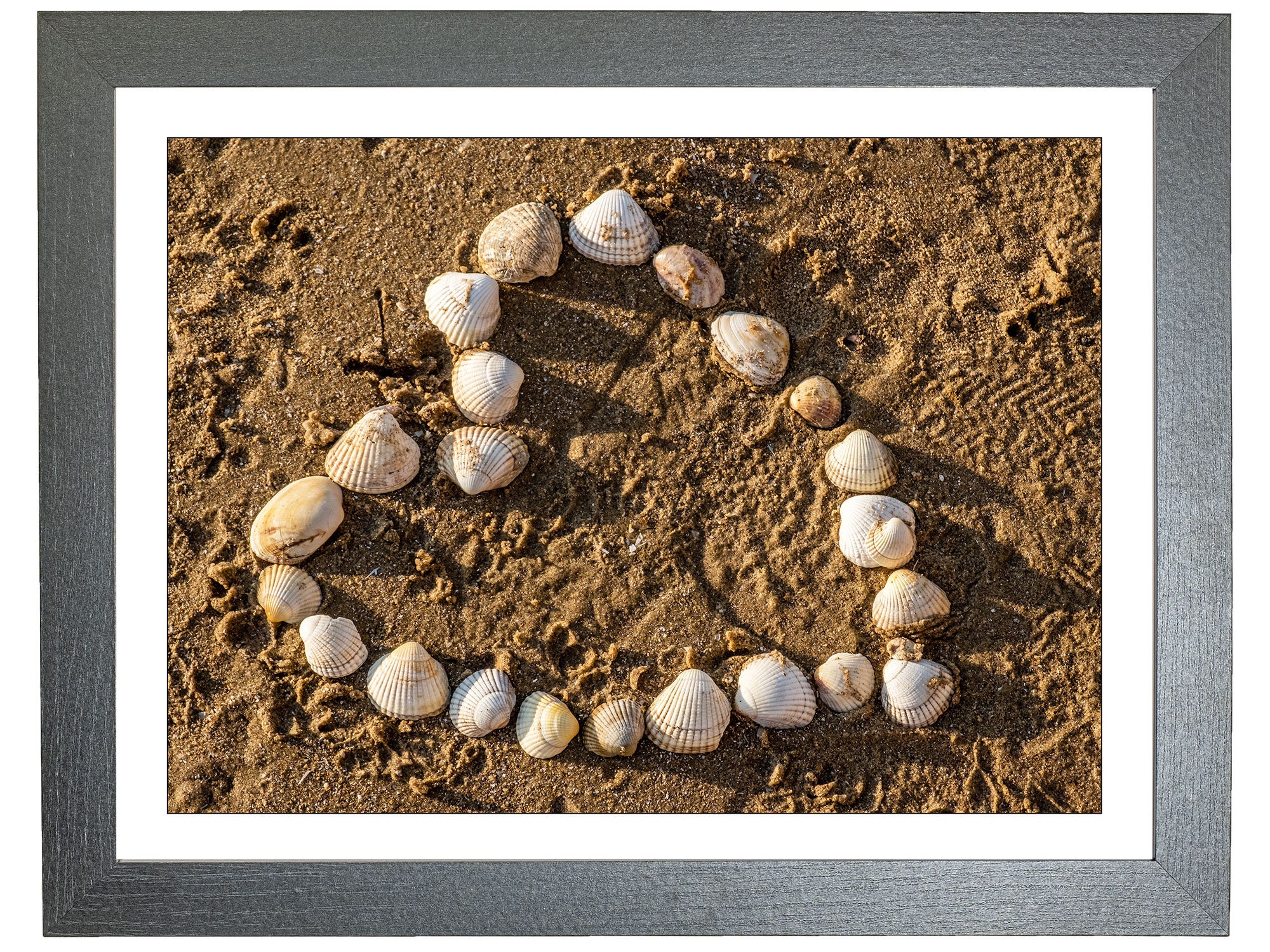 Hunstanton Norfolk Coast Beach Seashell Love Heart Framed - Etsy